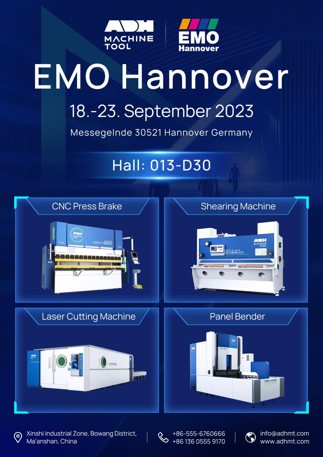 ADH Machine Tool Showcases Cutting-Edge Technology at EMO Hannover 2023! - ADH Machine Tool