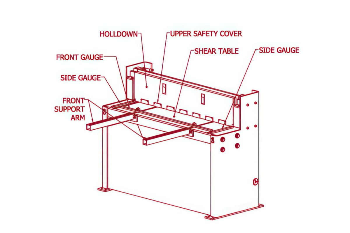 Key Components of a Hydraulic Shearing Machine - ADH Machine Tool