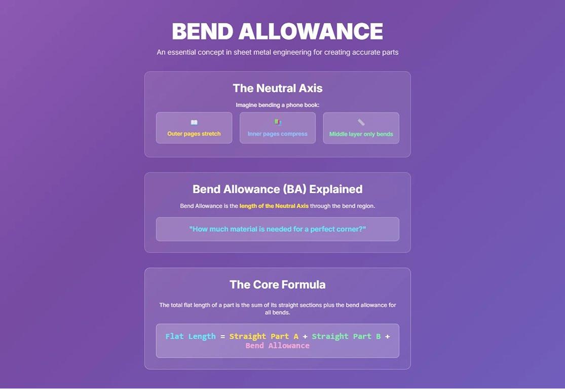 Bend Allowance Chart: Complete Guide - ADH Machine Tool