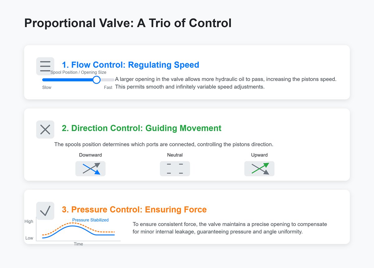 Cómo funciona la válvula proporcional en la plegadora hidráulica - ADH ...